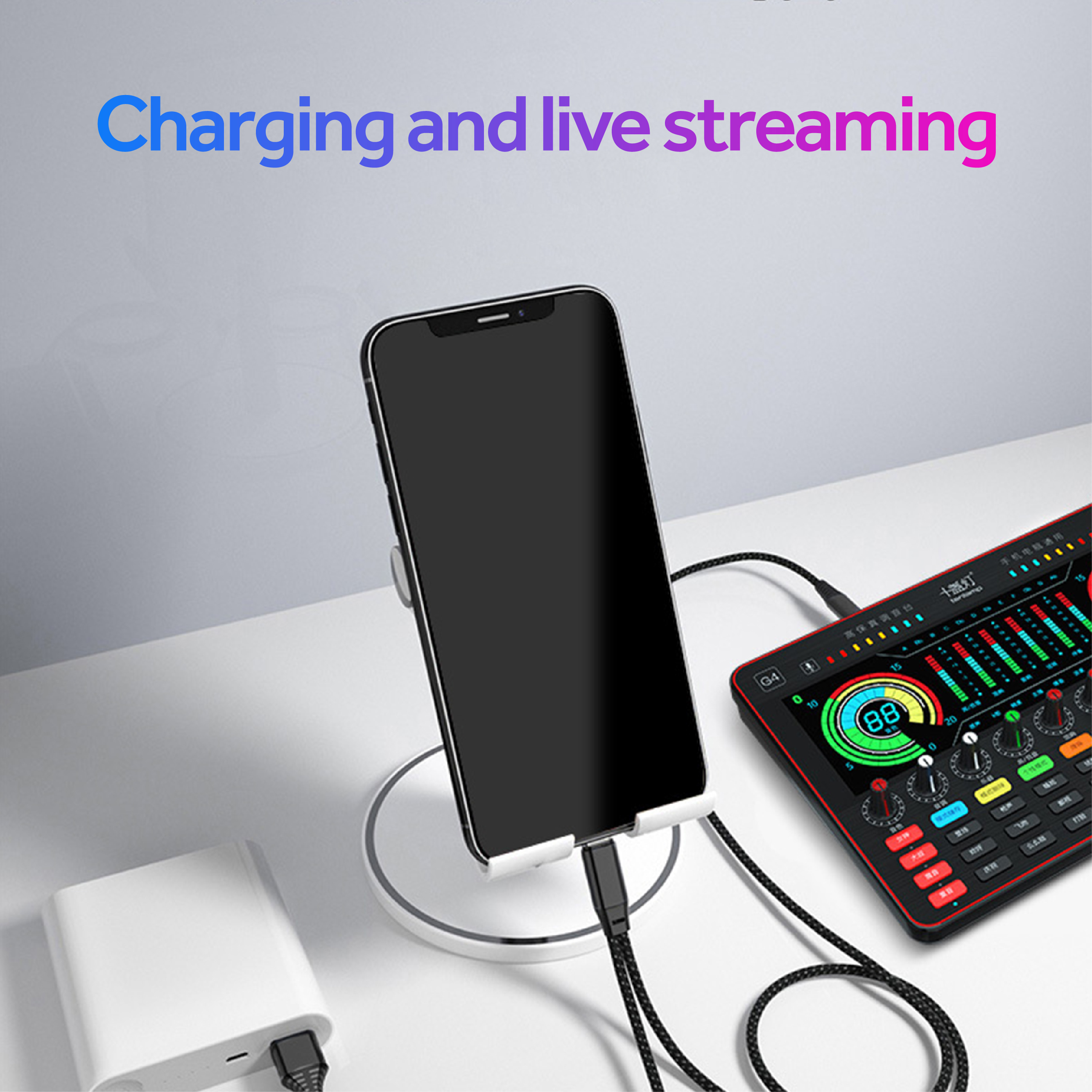 TK similar monthly sales 1.2w+, universal sound card OTG live broadcast cable suitable for Apple ...